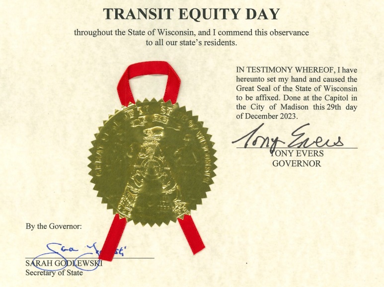 Transit Equity Day 2024 - 1000 Friends of Wisconsin